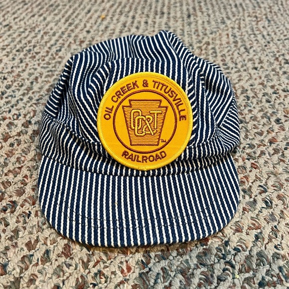 Vintage | Accessories | Vintage Railroad Train Conductor Hat | Poshmark